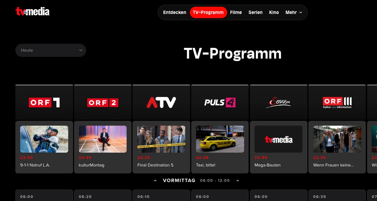 TV-MEDIA: Das volle Programm immer an einem Ort!