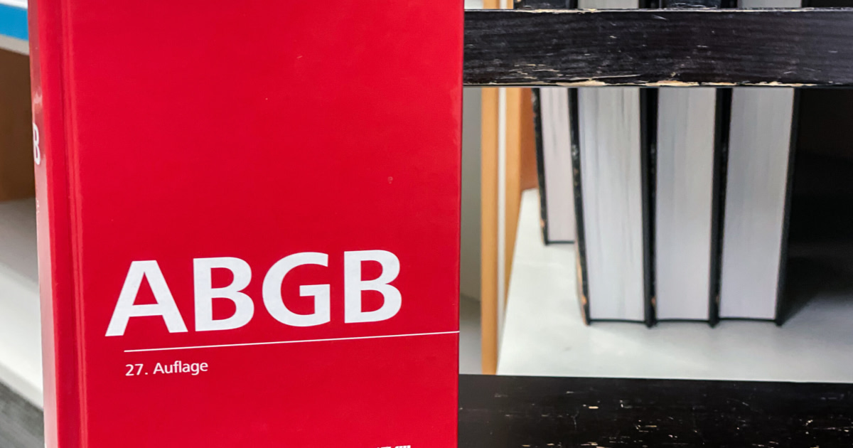Allgemeines bürgerliches Gesetzbuch (ABGB): die Rechtsgebiete