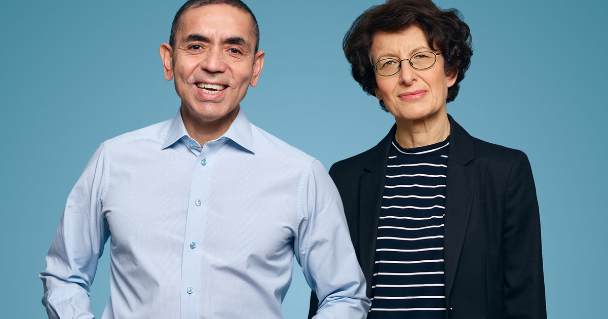 Uğur Şahin und Özlem Türeci, die BioNTech-Gründer