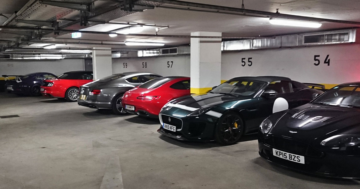 Richtig Einparken in der Garage