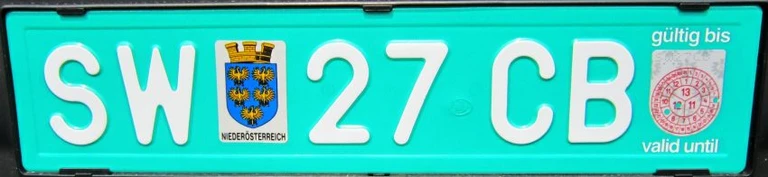 Kfz-Kennzeichen in Österreich: Alle unterschiedlichen Taferln im Überblick