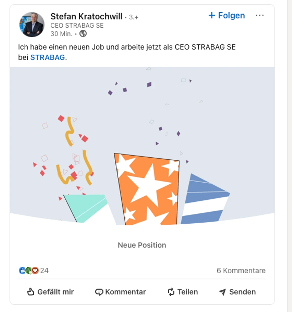 Strabag: Stefan Kratochwill neuer CEO