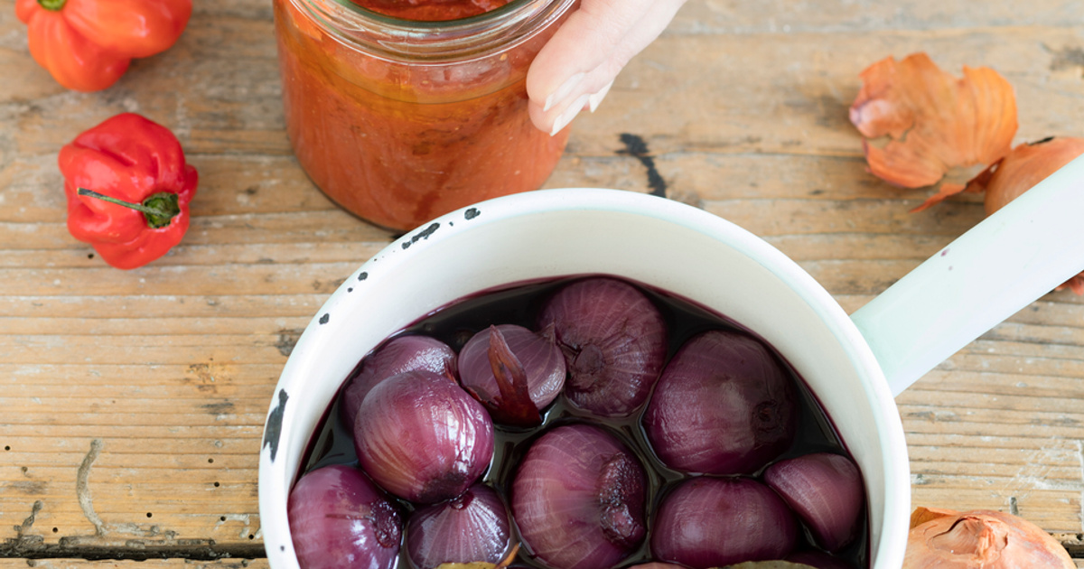 Rotweinschalotten • Rezept
